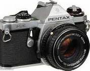 pentax model 'me' 35mm film camera with 50mm f/2.0 lens