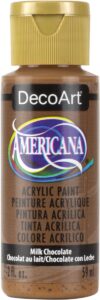 decoart acrylic paint, 2 fl oz (pack of 1), milk chocolate