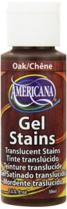 decoart ds30-3 americana gel stains acrylic paint, 2-ounce, oak