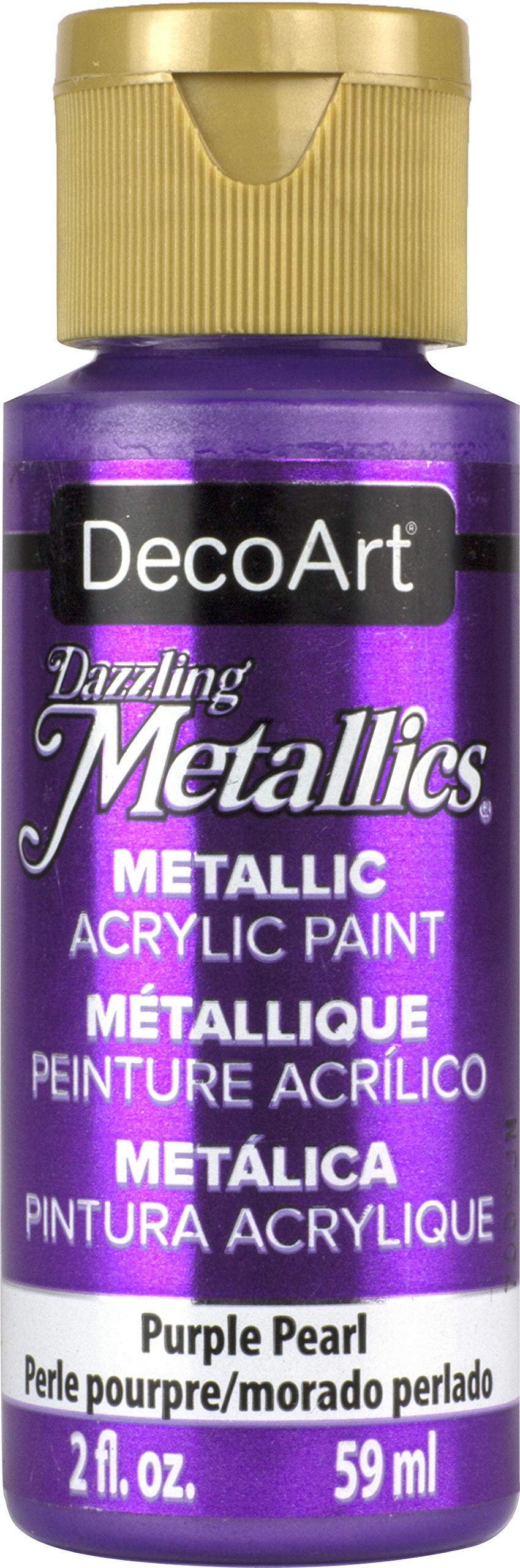 DecoArt Dazzling Metallics 2-Ounce Purple Pearl Acrylic Paint