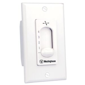 westinghouse 7787200 ceiling fan wall control , white