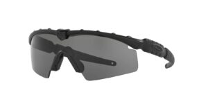 oakley men's oo9046 m frame 2.0 strike shield sunglasses, matte black/grey, 30 mm