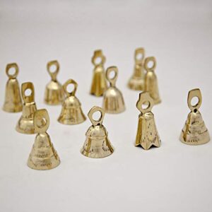 india arts two dozen assorted 2" brass bells