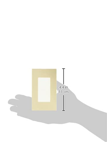 Leviton 80301-ST 1-Gang Decora Plus Screwless Wall Plate - Light Almond