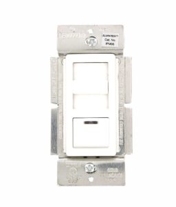 leviton illumatech dimmer switch for magnetic low voltage, halogen and incandescent bulbs, ipm06-1lz, white