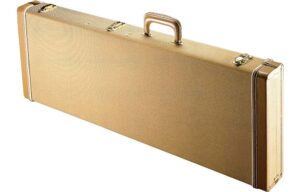 gator cases deluxe wood standard fits fender stratocaster/telecaster electric guitar case (gw tw)