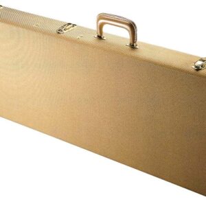 Gator Cases Deluxe Wood Standard Fits Fender Stratocaster/Telecaster Electric Guitar Case (GW TW)