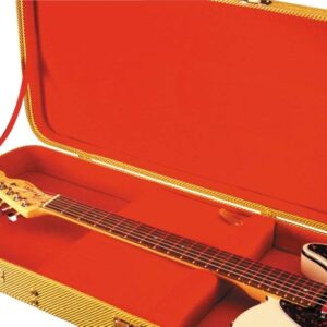 Gator Cases Deluxe Wood Standard Fits Fender Stratocaster/Telecaster Electric Guitar Case (GW TW)