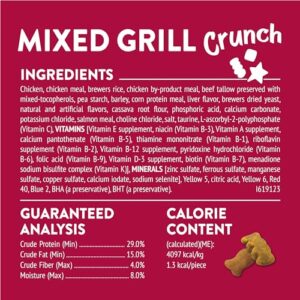 Purina Friskies Cat Treats, Party Mix Mixed Grill Crunch - (Pack of 10) 2.1 oz. Pouches