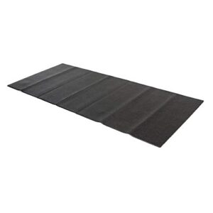 stamina fold-to-fit folding equipment mat (84-inch by 36-inch), black