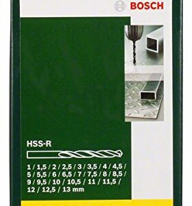 Bosch 2607019446 Metal Drill Bit-Set Hss-R 25 Pcs