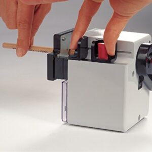 Dahle 166 Premium Pencil Sharpener w/Point Adjuster & Automatic Cutting System, Accepts Graphite & Oversized Artist Pencils