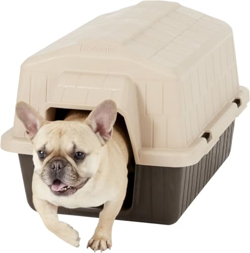 Petmate Aspen Pet Outdoor Dog House, Extra Small, For Pets Up to 15 Pounds, Made in USA