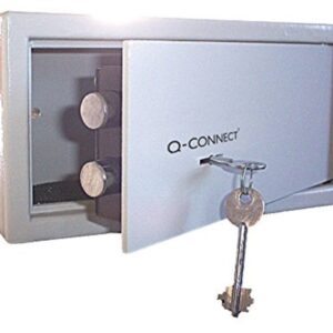 Q-Connect Key-Operated Safe 6 Litre 150 x 200 x 200 mm