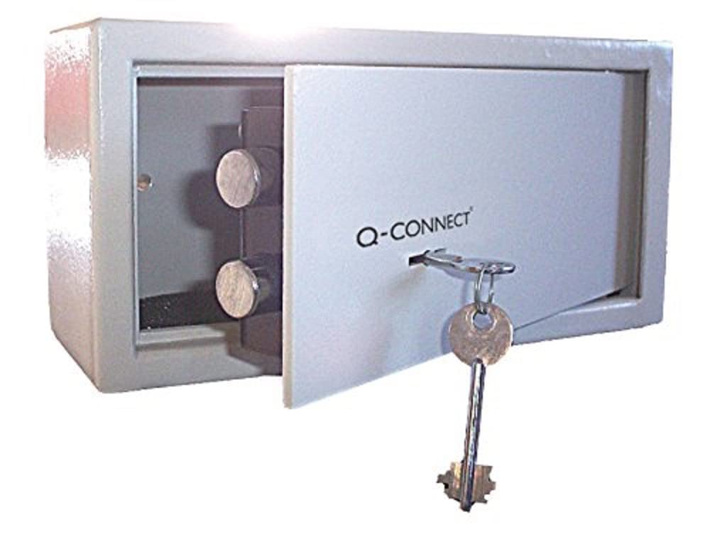 Q-Connect Key-Operated Safe 6 Litre 150 x 200 x 200 mm