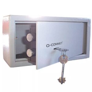 Q-Connect Key-Operated Safe 6 Litre 150 x 200 x 200 mm