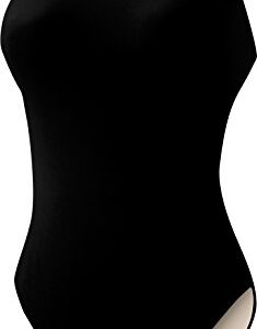 TYR womens Swimsuit Tyreco Maxfit, Black, 42 US