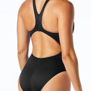 TYR womens Swimsuit Tyreco Maxfit, Black, 42 US