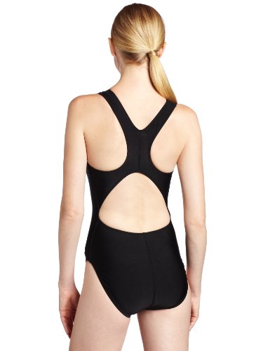 TYR womens Swimsuit Tyreco Maxfit, Black, 42 US