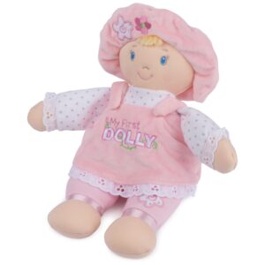 GUND Baby My First Dolly, Plush Doll for Babies and Toddlers, Pink/White, 13”