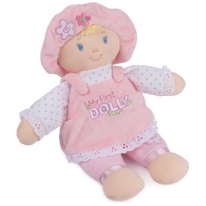 GUND Baby My First Dolly, Plush Doll for Babies and Toddlers, Pink/White, 13”