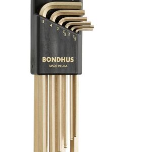 Bondhus 20399 Ball End L-Wrench DoublePK w/BriteGuard & GoldGuard Finish