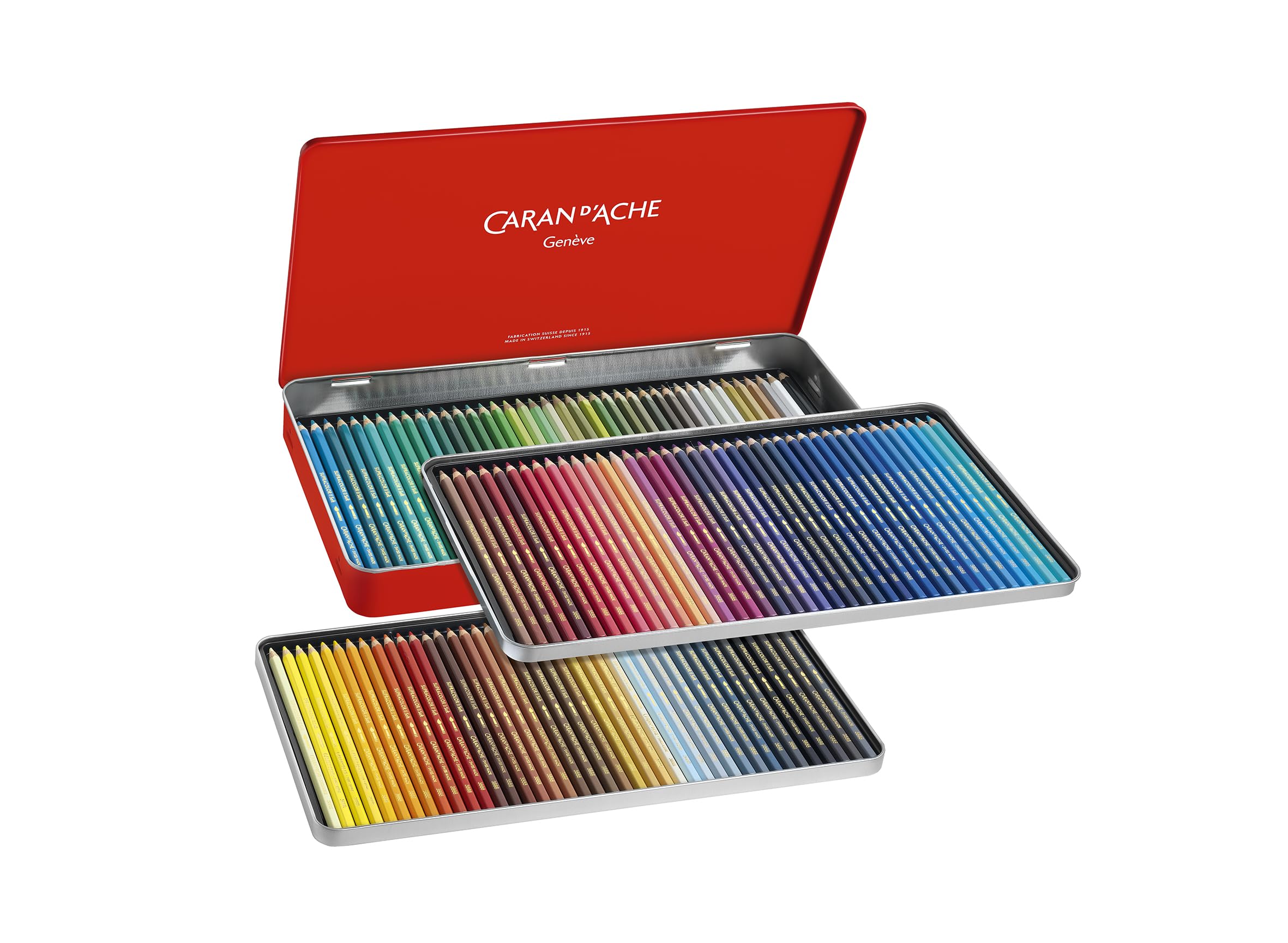 Caran D'ache Supracolor Pencil Set, 120/Tin (J3888420)