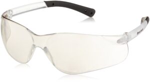 mcr safety bk119, clear temple clear mirror lens