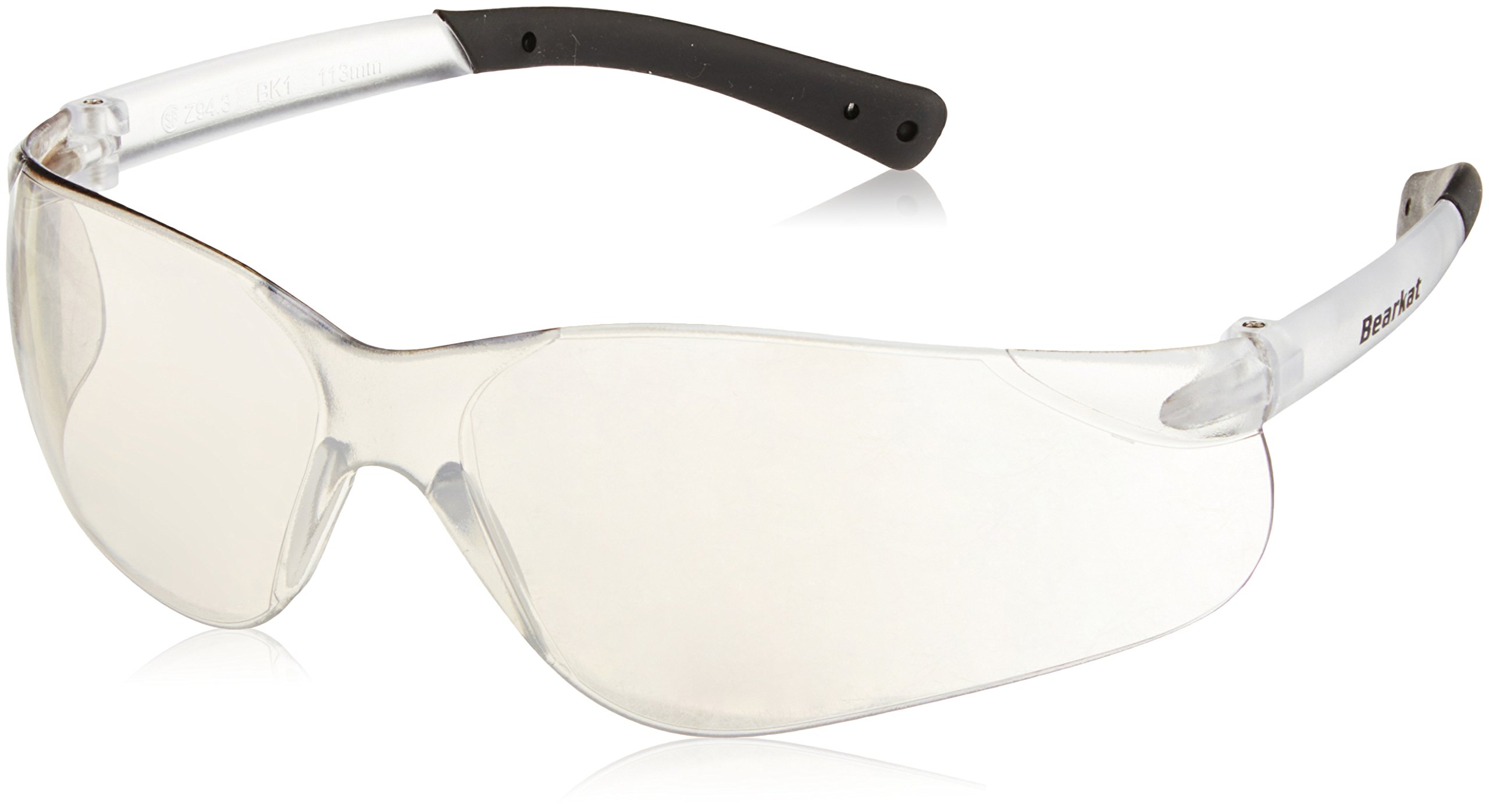 MCR Safety BK119, Clear Temple Clear Mirror Lens