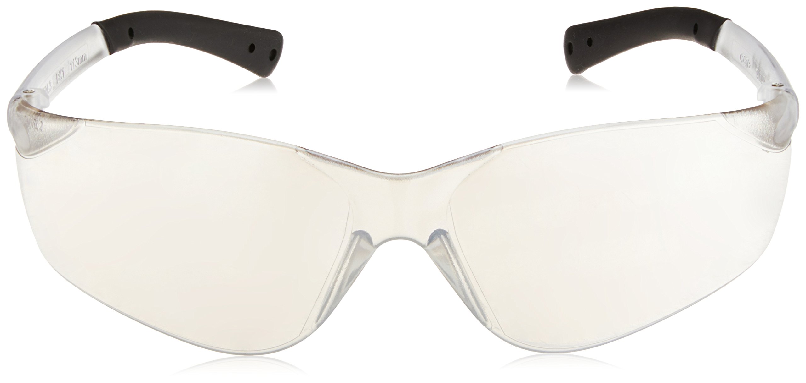 MCR Safety BK119, Clear Temple Clear Mirror Lens