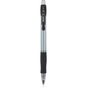 Pilot, G2 Mechanical Pencils, 0.7mm HB Lead, Black Accents, Pack of 12