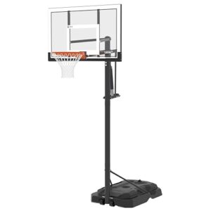 lifetime portable basketball hoop, 54 inch steel-framed acrylic backboard