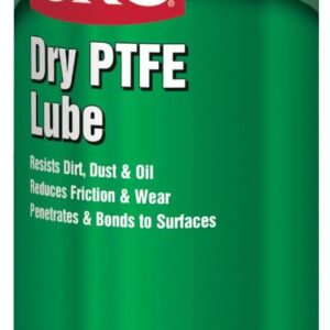 CRC Dry PTFE Lube, 10 Wt Oz, NSF H2 Registered Lubricant with Advanced Dry Film Technology, Plastic-Safe, Aerosol Spray