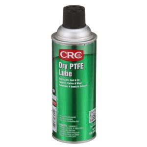 CRC Dry PTFE Lube, 10 Wt Oz, NSF H2 Registered Lubricant with Advanced Dry Film Technology, Plastic-Safe, Aerosol Spray