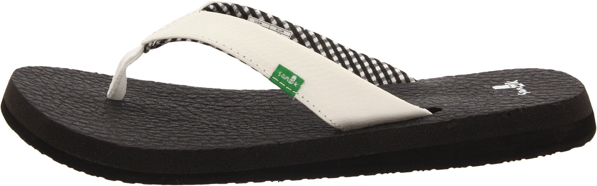 Sanuk Yoga Mat - Cushioned Sandals - Women's White - 8