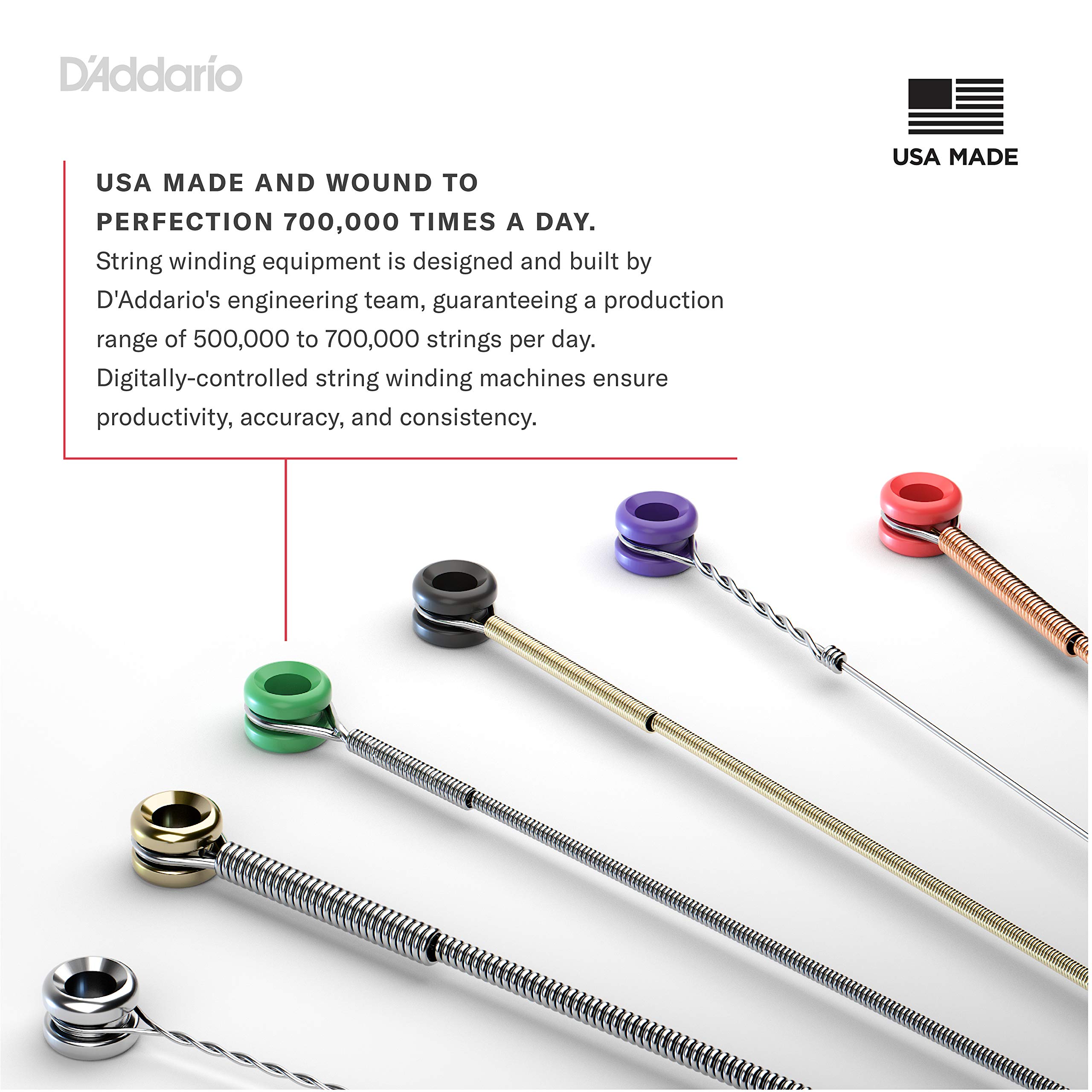 D'Addario Guitar Strings - Pro-Arte Classical Guitar Strings - EJ45-3D - Nylon Guitar Strings - Silver Plated Wound, Nylon Core - Normal Tension, 3-Pack