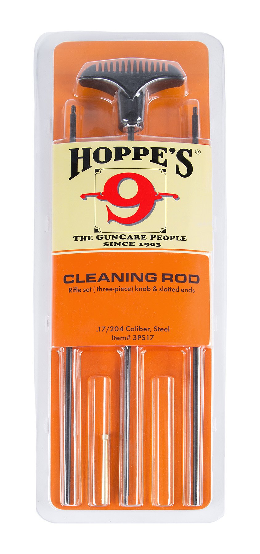 Hoppe's No. 9 Gun Cleaning Steel Rod, .17/.204 Caliber Rifle