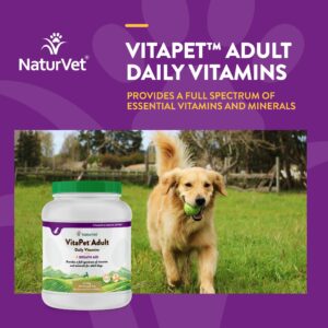 NaturVet Vita Pet Adult Plus Breath Aid Tablets -Time Release 365 ct