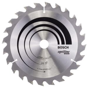 bosch 2608640612 circular saw blade "top precision" opwoh 7.48inx20mm 24t