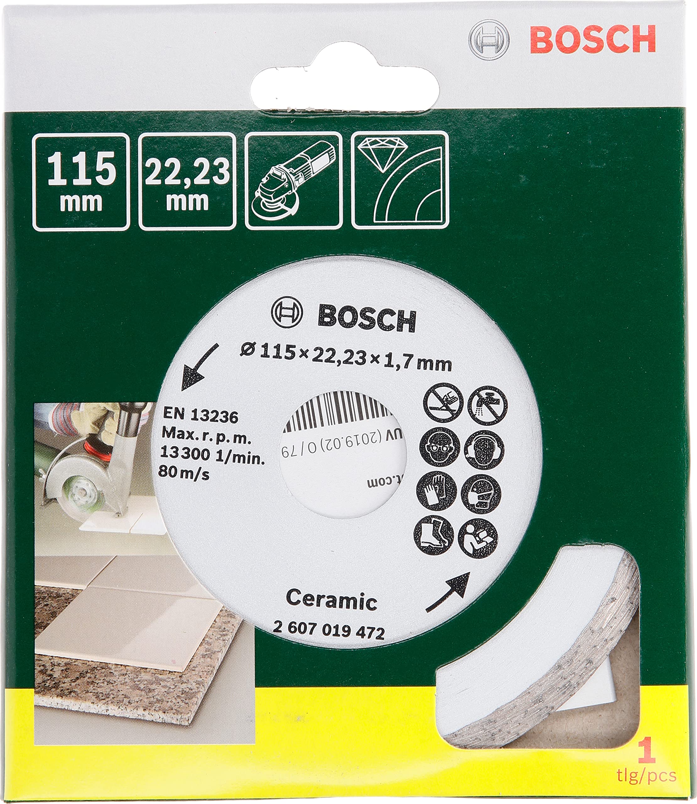 Bosch 115mm Diamond Disc for Tiles