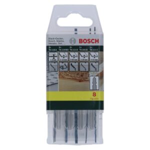 bosch 2607019458 jigsaw blade set with t-shaft 8 pcs