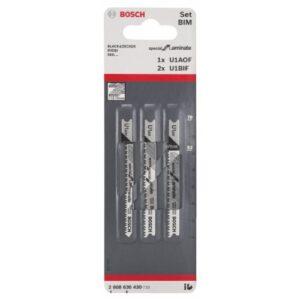 Bosch 2608636430 Jigsaw Blade-Set U 1 Bif/Aof 3 Pcs