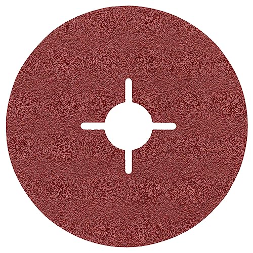 Bosch 2 608 605 467 Sanding Disc for Angle Grinder, Corundum, 115 mm, 22.2 mm, 80, Pack of 1