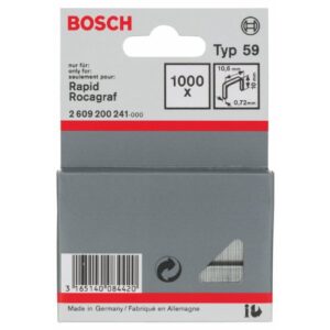 Bosch 2609200241 Fine Wire Staple 10x10, 6mm 1000 Pcs