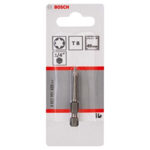 bosch 2607001628 torx drill bit t8 xh 49mm