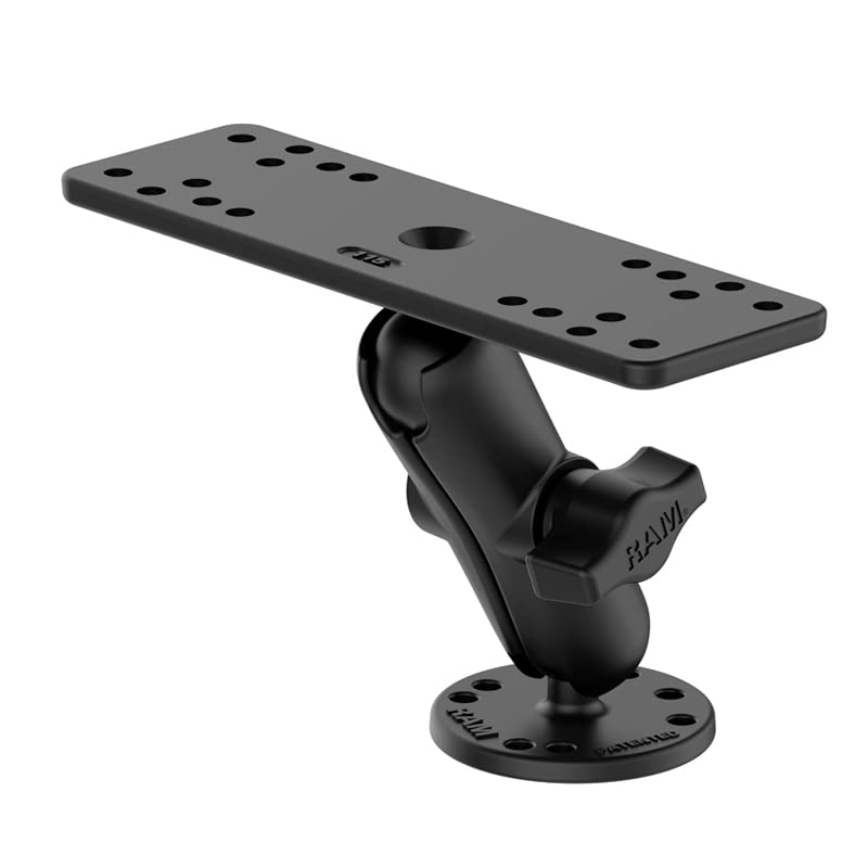 RAM Mounts Garmin Marine Electronic Mount RAM-B-111U with Medium Arm Compatible with Select Garmin Devices