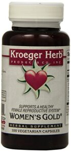 kroeger herb women's gold capsules, 100 count