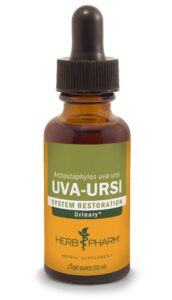 herb pharm uva ursi liquid extracount for urinary system support, 1 fl oz