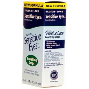 Bausch & Lomb Sensitive Eyes Rewetting Drops 1 oz