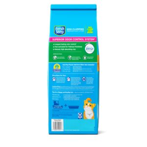 Fresh Step Non-Clumping Premium Cat Litter with Febreze Freshness, Scented - 7 Pounds (Package May Vary)